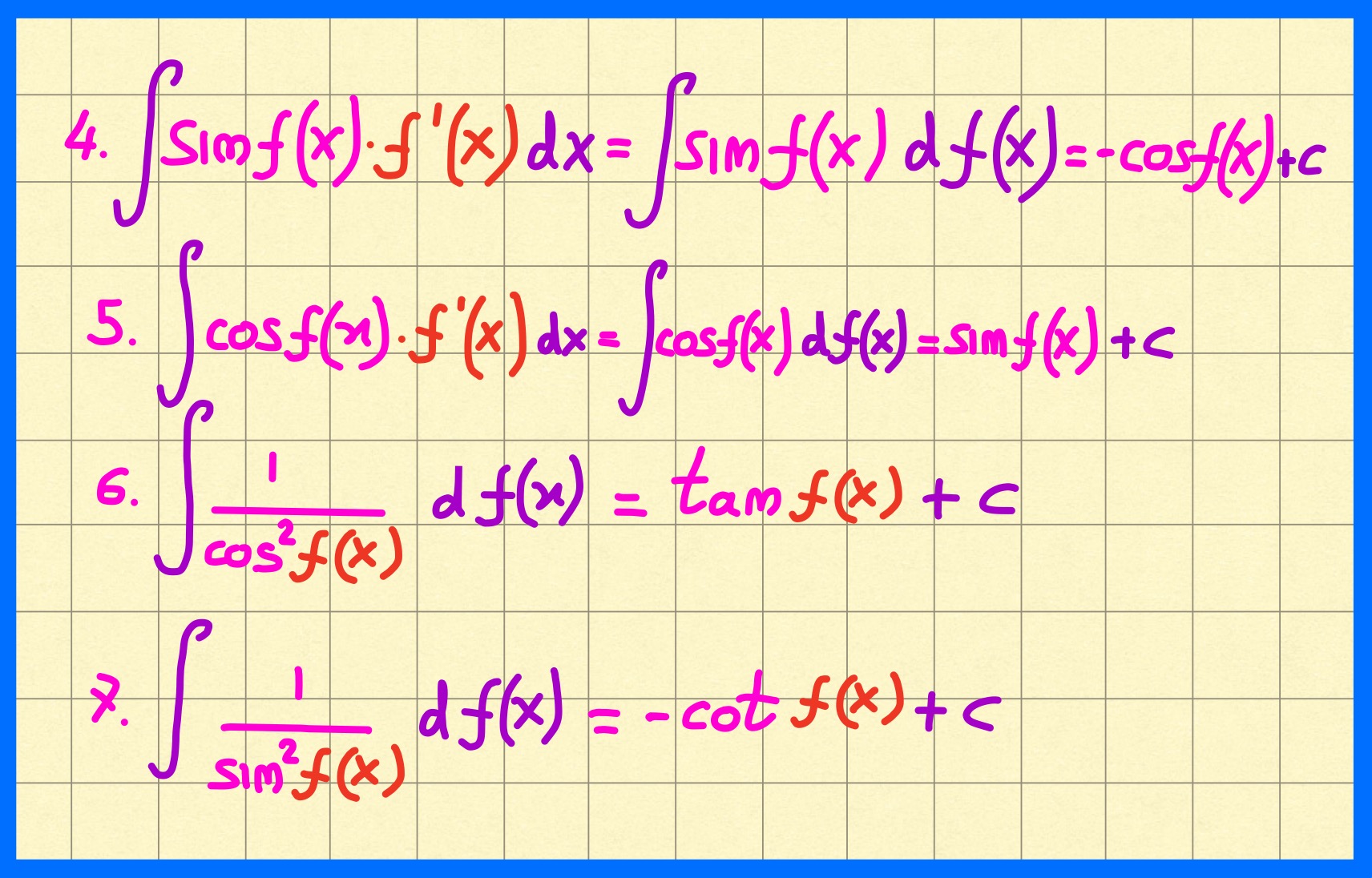 Integrali – Matematica a colori per tutti